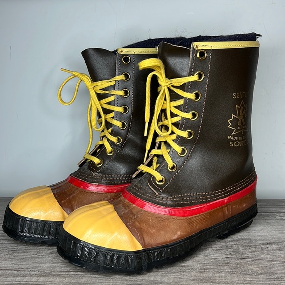 Sorel | Shoes | Mens Vintage Sorel Steel Toe Rubber Lined Snow Rain ...